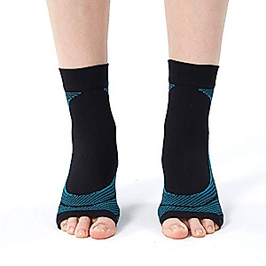 Plantar Fasciitis Socks Ankle Compression Socks Arch Support for Foot Heel Pain Relief Night Splint Brace Orthotics Inserts Insoles