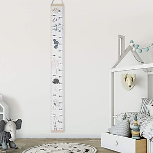 Tnfeeon Growth Chart for Kids, Portable Height Measurement Growth Chart Ruler Ideal Wall Decor in Kids Room Playroom or Nursery Decoration(#1)