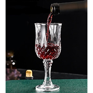 RYUHYF Red wine glass set, white wine glass set, medium 5.4 oz wine glasses, set of 3