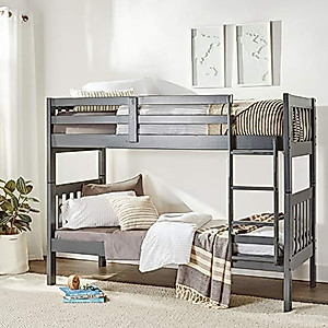 Donco Kids Austin Mission Twin Over Twin Dark Grey Bunkbed