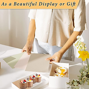 WOENOER Baking Cups, 200 PCS Paper Cupcake Liners Muffin Liner, Brown Cup Cake Baking Holder Kraft Paper Cup Heavy Duty Greaseproof Wrappers Supplies for Fall Bakery Wedding Christmas Cup (Small)