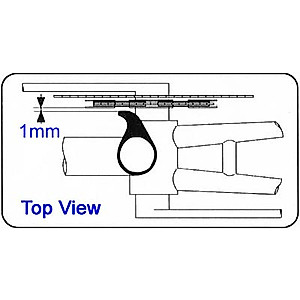 OMNI Racer Worlds Lightest Chain Guide Chain Drop Catcher Dog Fang: 28.6mm