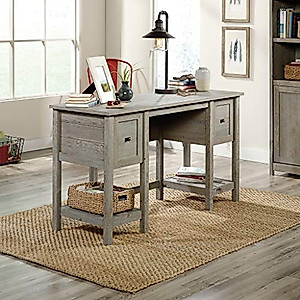 Sauder Cottage Road Desk, L: 53.94" x W: 19.45" x H: 29.76", Mystic Oak Finish