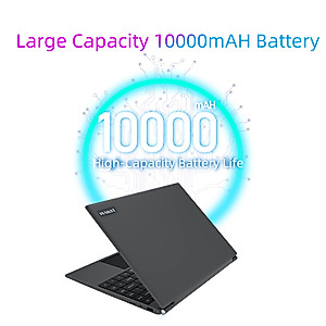 Windows 10 Laptop, 13.5" 3K (3000 x 2000) 3:2 IPS Display Celeron N4020 Quad Core, 6GB RAM 128GB SSD, Mini & Light Notebook PC, Backlit Keyboard, Webcam, Type C, Finger Print, Office