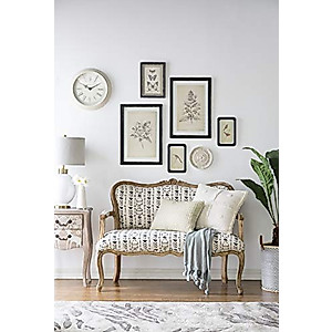 Creative Co-Op Blue Cotton Poms 21-Textiles-Blankets/Throws, Aqua