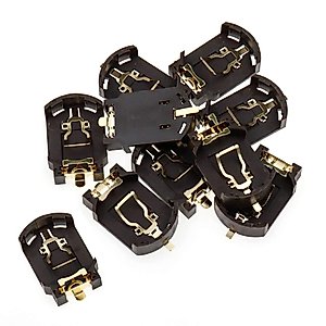 Dahszhi Button Cell Battery Holder for CR2032-10pcs