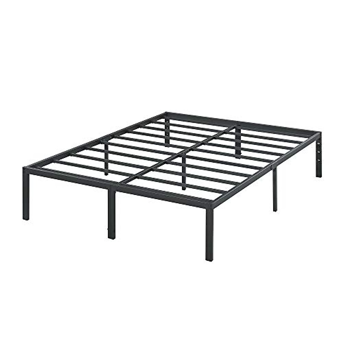 PrimaSleep 18 Inch Heavy Duty Steel Slat NON-SLIP Bed Frame, Metal, California King