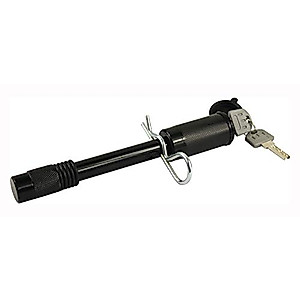 MAXXHAUL 50151 Trailer Hitch Lock Pin Set 5/8 and 1/2 Inch with Locking System Anti-Rattle for 1-1/4" and 2" Class I,II,III,IV,V Hitches - Black Finish