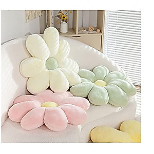 HXIYAN Sunflower Cushion Sofa, Living Room, Flower Pillow, Floating Window Decoration, Household furnishings, Bedside Pillow, Plush (23.6in, Pink)
