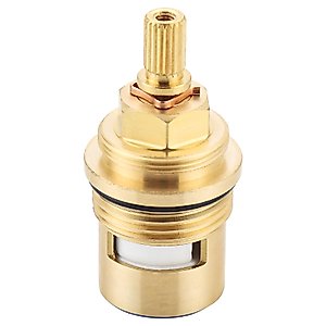 Ceramic Valve for Kohler 1000187, 3/4" Ceramic Cartridge Counterclockwise Close, Faucet Cartridges Replacement Assembly, Fits for Kohler Bath Faucet