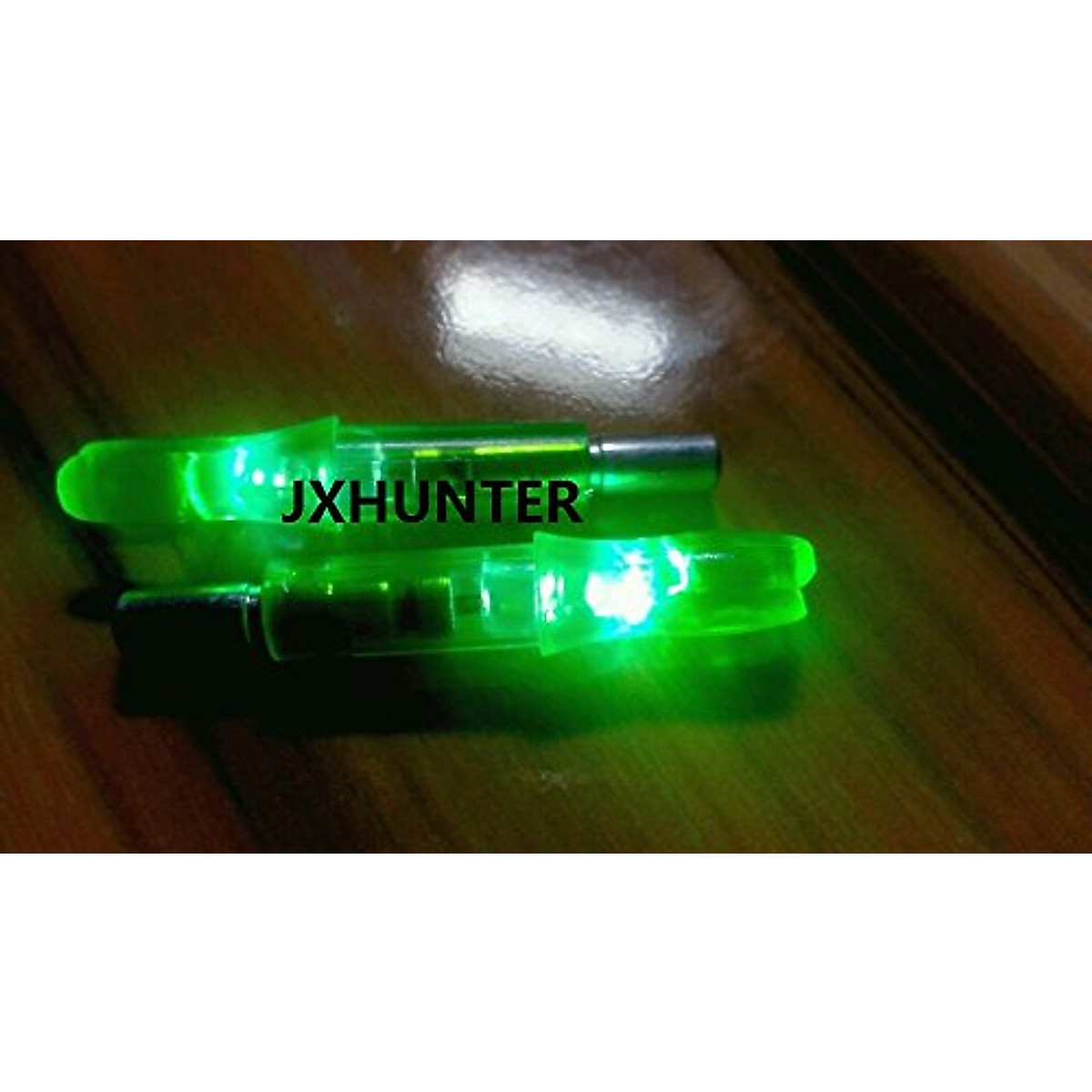 Jiexi Hwyp luminous led nocks for inner diameter 6.2mm compound bow arrow Pack of 6 (green)