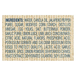 Hellmann's Dressing and Dip 6 count For Burgers, Sandwiches, and more Jalapeno Ranch Drizzle Sauce Squeeze Bottle 9 OZ