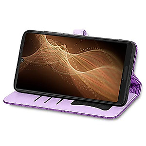 Case for Samsung Galaxy S9 Plus Wallet Case,MTQLX Luxury Premium PU Leather Flip Protective Case Cover with [Lanyard],for Samsung Galaxy S9 Plus - Purple