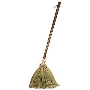 Bright Bay Vietnamese Straw Broom, 40Inch Tall