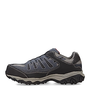 Skechers Men's Cankton Ebbitt Steel Toe Construction Shoe, Navy/Grey, 9