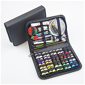 IRDFWH Sewing Combination 40 Threads Sewing Kit Home Travel 129 Pieces Sewing Set Tools