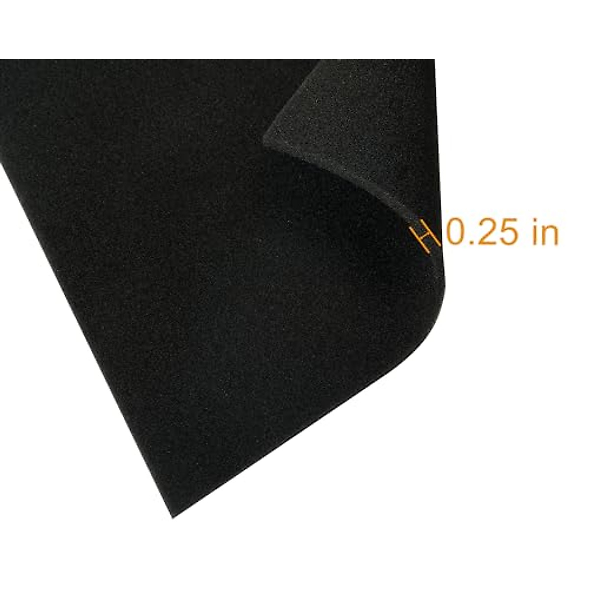 Cuttable Foam Pad Pre Filter, Can Cut to Fit Most Air Conditioner, Air Purifier, Kitchen Trash Cans, Pet Deodorizing Mat, 16.1x39.3x1/4inch(1Pack)