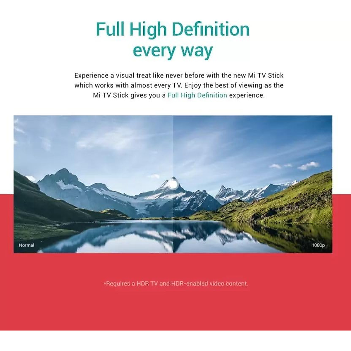 Xiaomi Mi TV Official US Version 1GB RAM +8GB ROM, Portable Streaming Media Player HD Playback 1080P HDR Netflix Quad Core 64 Bit Android TV 9.0, Bluetooth remote with Google Assistant