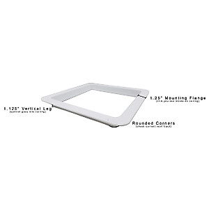 14" RV Roof Vent w/ Low Profile Metal Lid 75111-C