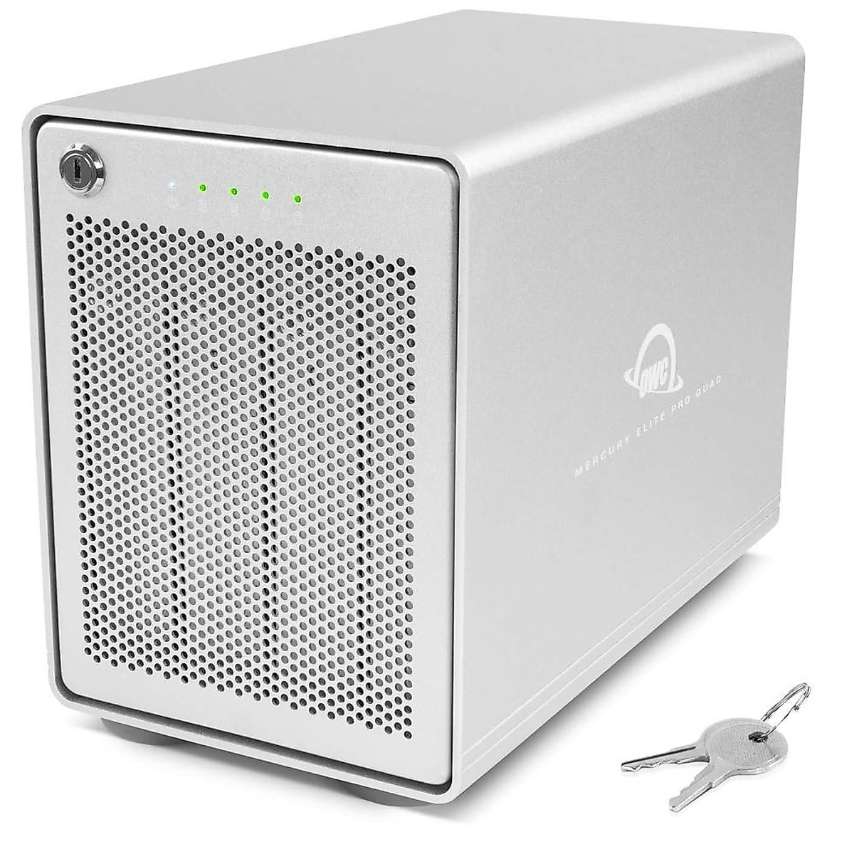 OWC Mercury Elite Pro Quad RAID 5 Four-Bay External Storage Enclosure, Includes SoftRAID XT