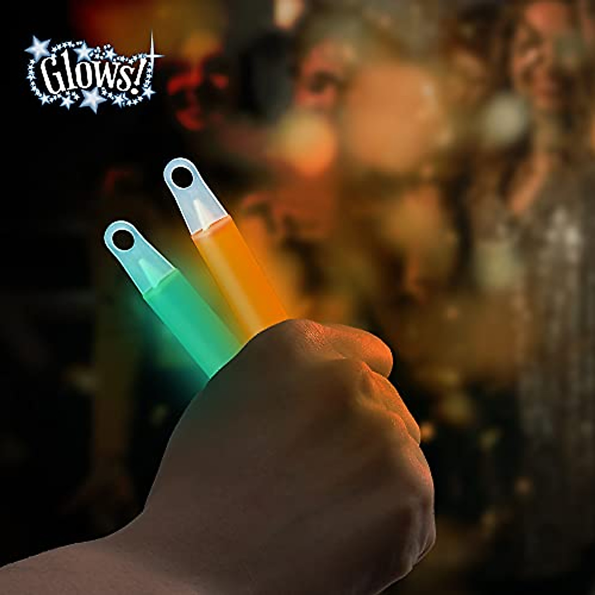 Glow Fever Glow Sticks Bulk 100ct Premium Glow in The Dark Light Up with Lanyards, for Glow Party Supplies, Party Favors, Birthday, Halloween, Graduation, Super Bright, Glow Up to 12 hrs