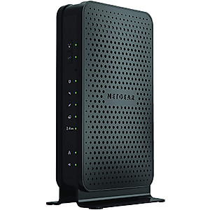 NETGEAR C3000-100NAS N300 (C3000) WiFi DOCSIS 3.0 Cable Modem Router Certified for Xfinity from Comcast, Spectrum, Cox, Cablevision & more