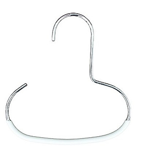 Semi Round Scarf Hook Non-Slip Hanger Color: White