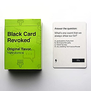 Black Card Revoked: Third Edition - Black Culture Trivia Game as Seen in Target and on B.E.T | Laugh Out Loud Card Game for Adults | Fun for The Cookout, Game Night & All of The Holidays