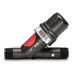 Rain Bird PRF07530S Drip Irrigation In-Line 30 PSI Pressure Regulating "Y" Filter, 3/4" Male Pipe Thread,Black