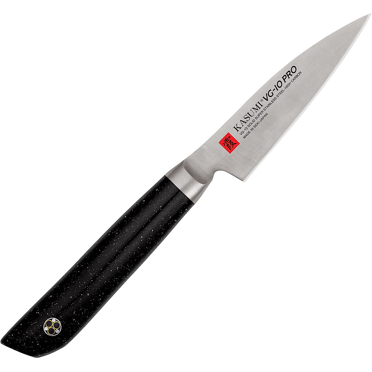 SUMIKAMA VG-10PRO 52008 Kasumi Paring Knife, Made in Japan, 3.1 inches (8 cm), With Main Blade, Sharpness, Paring Knife