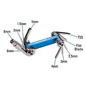Park Tool IB-2 I-Beam Mini Fold-up Hex/Screwdriver/Torx Set