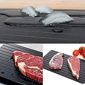 Defrosting Tray | Thawing Plate for Frozen Meat | Extra Large Meat Defroster Tray | No Electricity | Meat Thawing Board | Thawing Tray