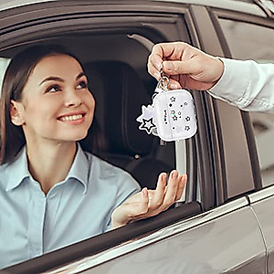 AirPod Pro 2 Case with Star Keychain, Cute Charms Star Pattern Design Clear Soft Protective Cover for AirPods Pro 2nd Generation 2022 Case