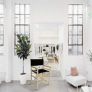 Master Garden Products Bamboo Director Chair, 35”H x 23”W x 19”D