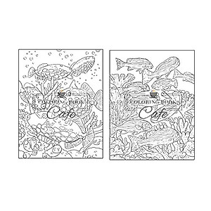 100 Wildlife Scenes: An Adult Coloring Book Featuring 100 Most Beautiful Wildlife Scenes with Animals, Birds and Flowers from Oceans, Jungles, Forests and Savannas