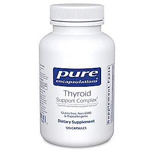 Pure Encapsulations Thyroid Support Complex | Hypoallergenic Supplement with Herbs and Nutrients for Optimal Thyroid Gland Function* | 120 Capsules