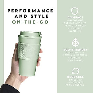 Neon Kactus Double Wall Reusable Coffee Cups 16oz (Friday Feeling)