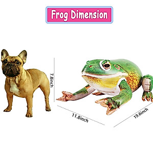 ZQ Inflatable Frog Party Decorations Frog Birthday Party Supplies, Perfect for Princess Tiana Party, Also Jumbo Frog Pranks for Adults Kids