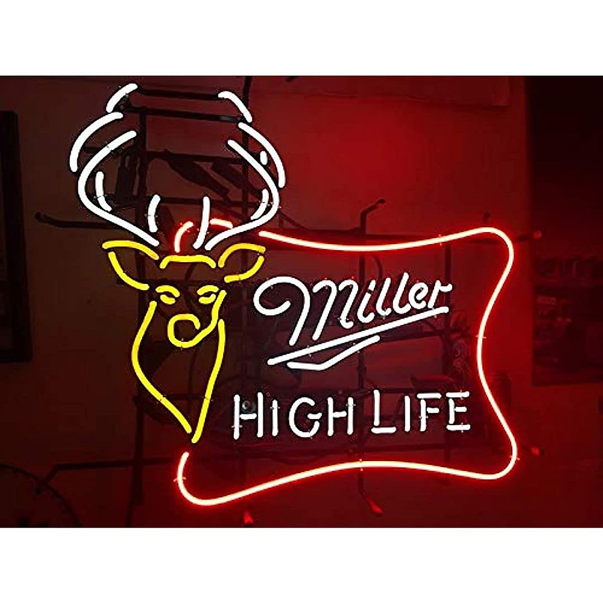 Prouten Neon Deer Buck Sign for Bars & Pubs