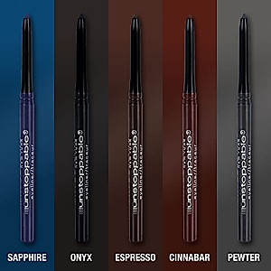 Maybelline Unstoppable Waterproof Mechanical Eyeliner, Onyx, 2 Count