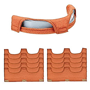 Helmet Comforter Pad Hard Hat Helmet Sweatband Liners Welding Helmet Antiperspirant Belt Welding Hood Air Cushion Sweatband (PaleBrown_10_Pack)