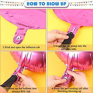 8 Pcs Mouse Head Balloons, CCOZN 24'' Jumbo Mouse Mylar Balloon Cannot Float Mouse Head Aluminum Foil Balloons for Birthday Party Decorations Baby Shower Supplies