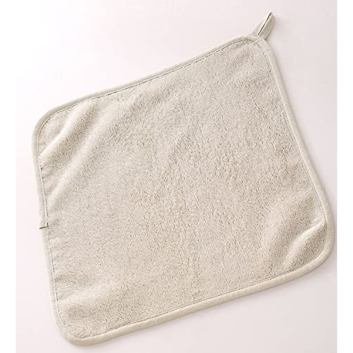 SUZEL Hooded Baby Bath Towels and Washcloths Set Buttery Soft Bamboo Viscose Baby Towels for Newborns, Infants 30 x 30 Inch, Beige