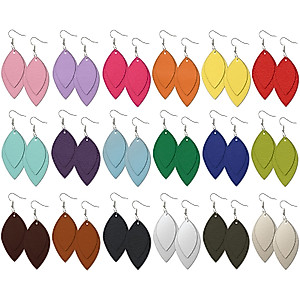 Picheng Smooth Solid Color Faux Leather Sheets 13.8"X53"(35cmX135cm),Soft Faux Leather Roll Very Suitable for Making Crafts,Leather Earrings, Bows,Sewing DIY Projects (Black)