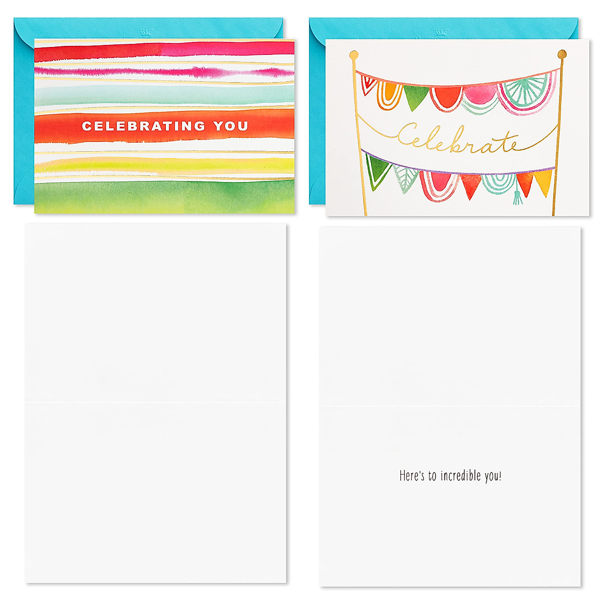 Hallmark Birthday Cards Assortment, 36 Cards with Envelopes (Celebrate)
