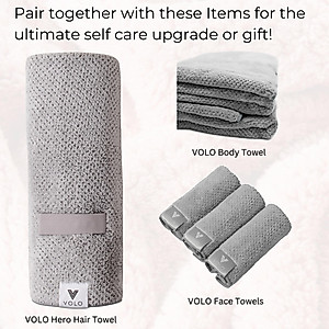 VOLO Cloud Pink Spa Headband & Scrunchie Set for Women | Towel Hair Accessories for Makeup, Washing Face, Self Care & Skin Care | Ultra Soft, Absorbent & Stretchy | Perfect Pair Bundle | Microfiber