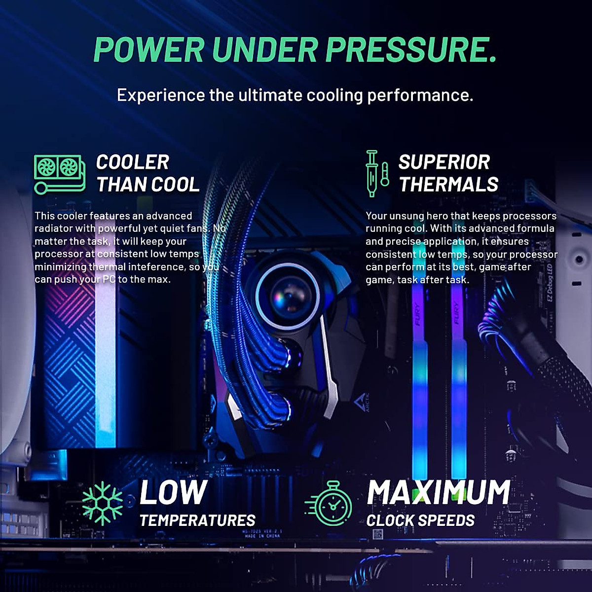 Skytech Pro Eclipse Gaming PC Desktop - Intel Core i9 13900K 3.0 GHz, NVIDIA RTX 4090 24GB, 1TB NVME Gen4 SSD, 32GB DDR5 RAM, 420mm All-in-One Liquid Cooler, Windows 11