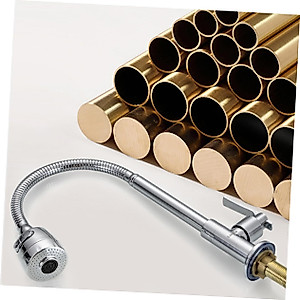 Veemoon 1pc Water Tap Universal Metal Gas Funnel Washer Drain Hose Seal Lettuce Keeper for Fridge Oval Glass Baker Trifle Bowls Pu Erh Storage Faucet to Rotate Cold Alone Wash Basin