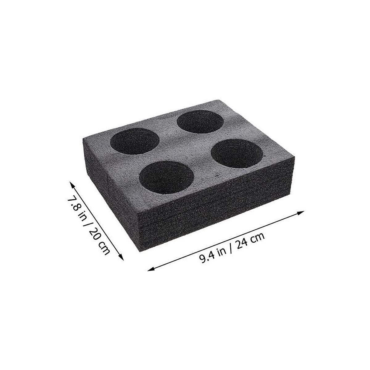 Cabilock Takeout Cup Carrier Trays Foam Cup Holder Tray Coffee Carrier Soft to Go Drink Holder Beverage Takeout Tray for Hot and Cold Drink Coffee Milk Tea Takeout Cup Holder