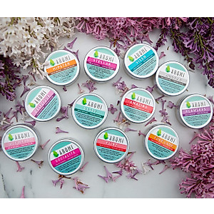 Aromi Amazing Solid Perfume | Fruity, Floral Fragrance, Vegan & Cruelty-free, Travel Scent, Women’s Gift, Vanilla, Caramel, & Jasmine Scent, Handmade (Amazing)